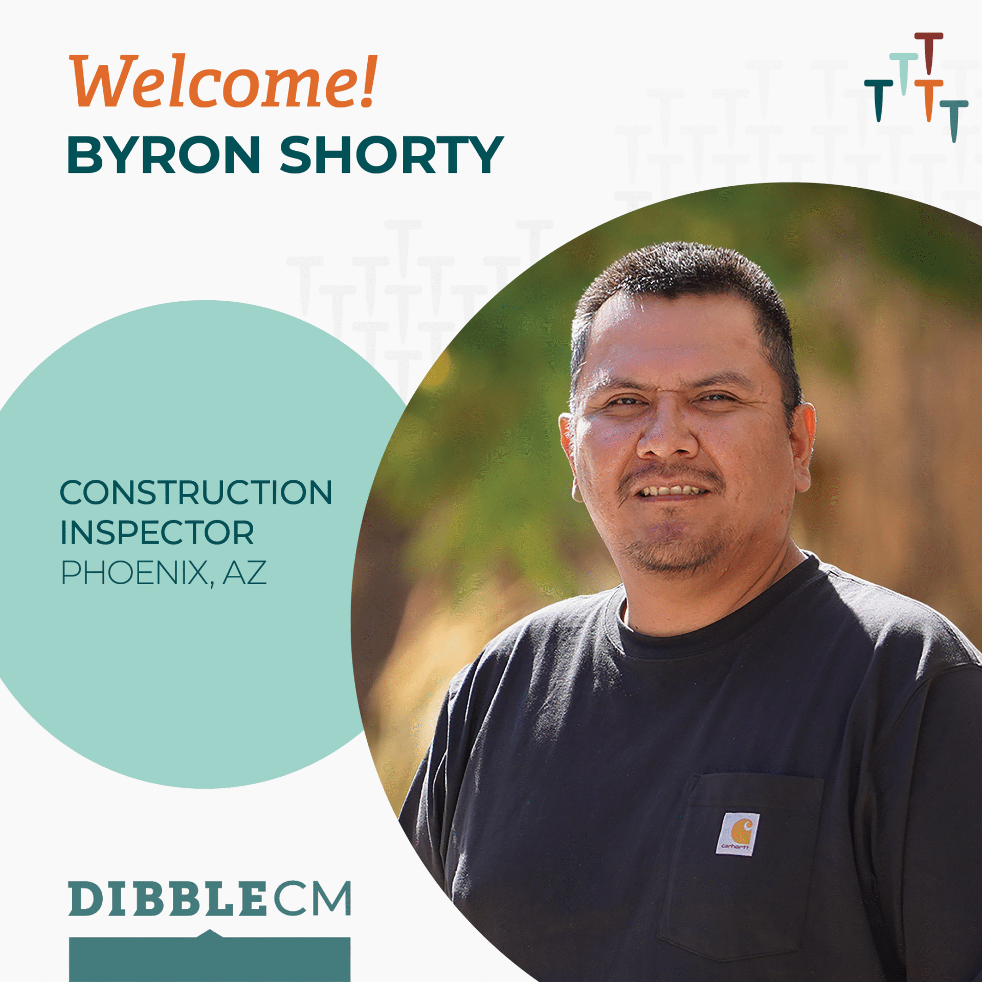 Welcome Byron Shorty - Dibble CM