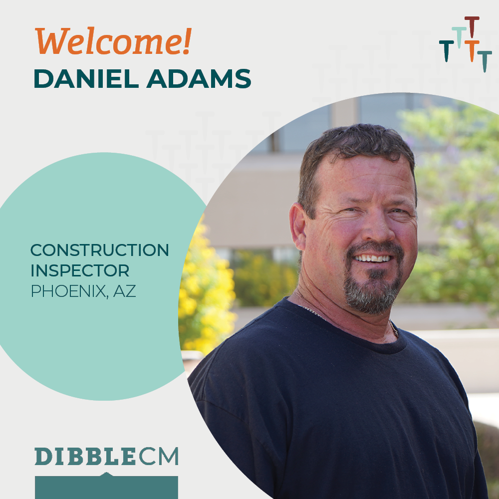 Welcome Daniel Adams! - Dibble CM